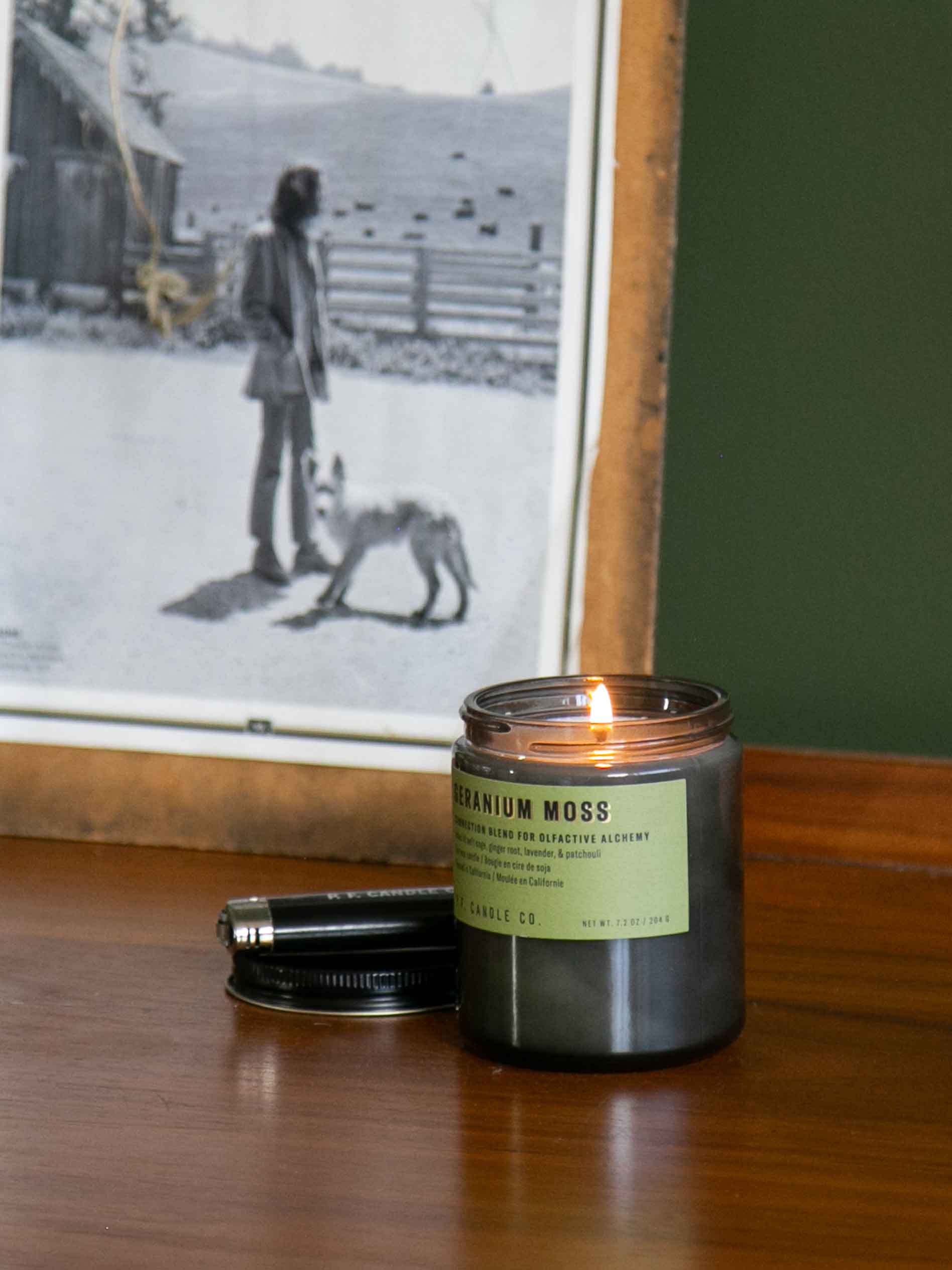 P.F Candle - Geranium Moss | Curious Creatures