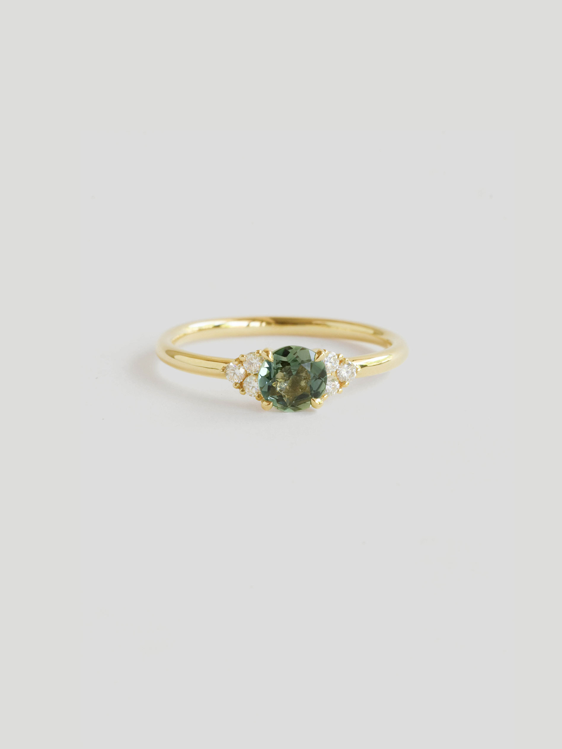 One-of-a-kind Companion Ring - Green Sapphire in 18k Gold | Curious ...