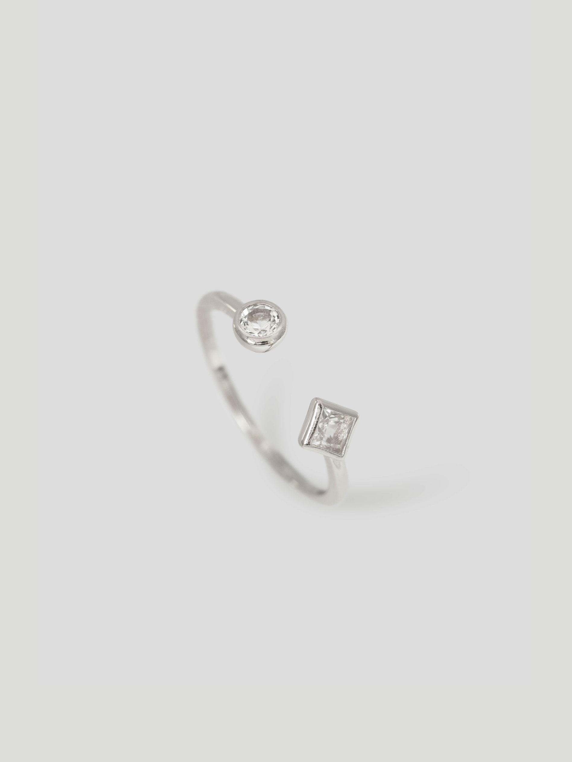 Serena Ring - White Topaz in Silver | Curious Creatures