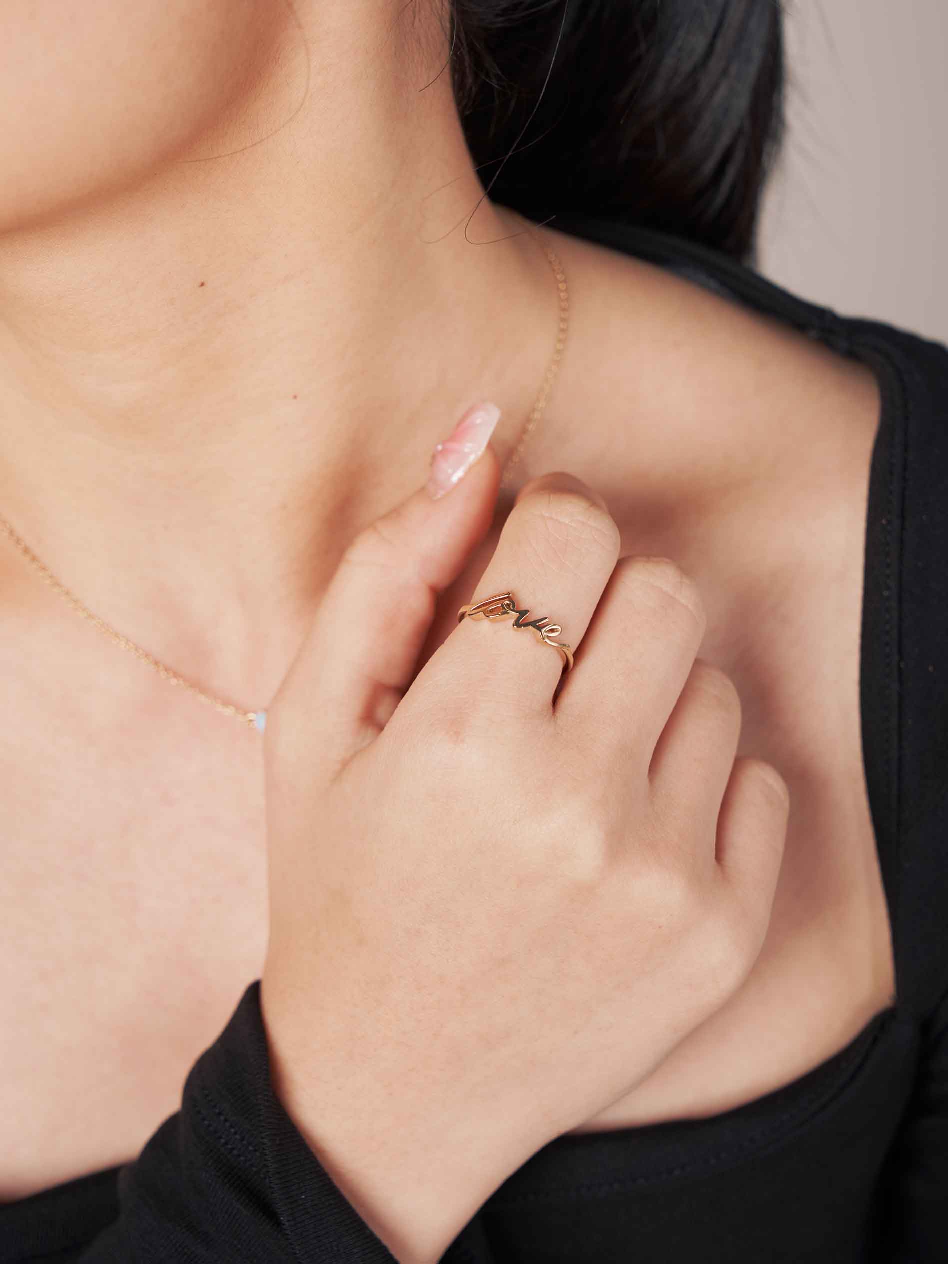 Amore Ring in Champagne Gold | Curious Creatures