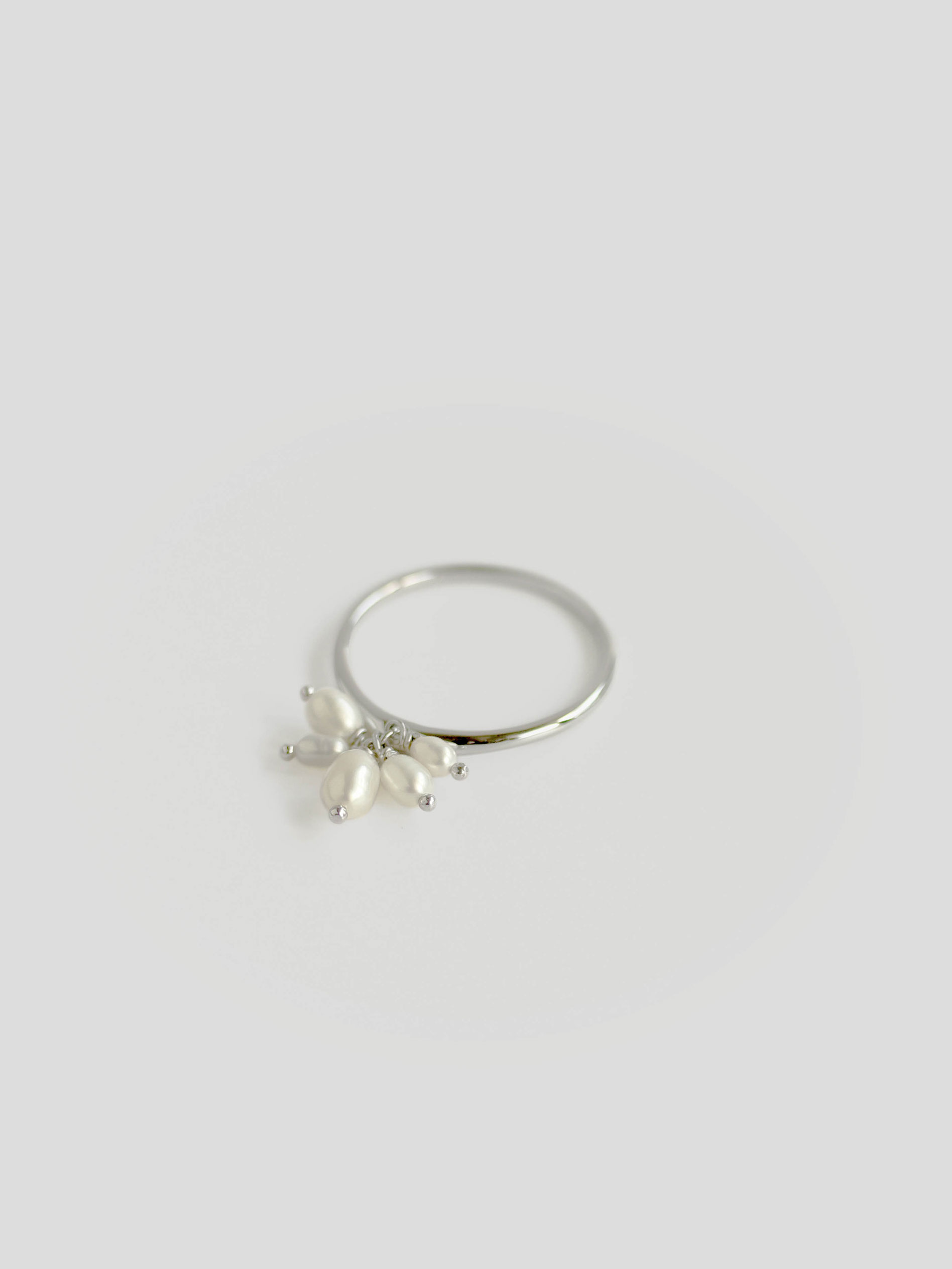 Tilly Ring - Freshwater Pearl in Silver | Curious Creatures