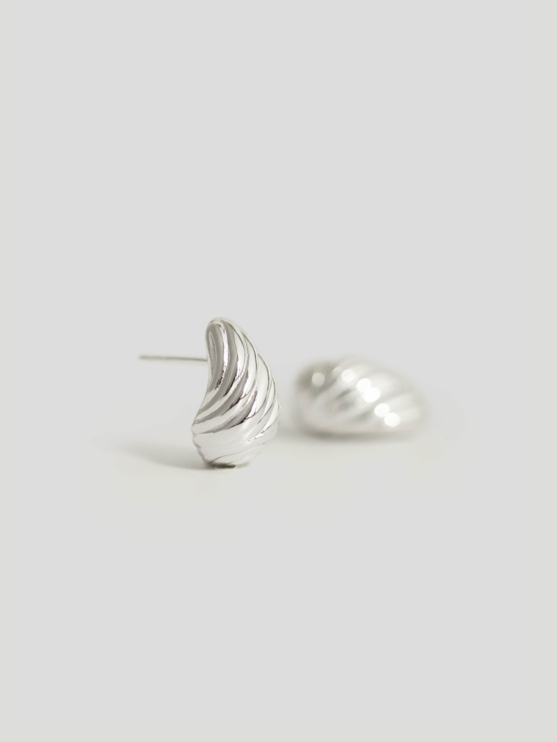 Croissant Ear Studs in Silver | Curious Creatures