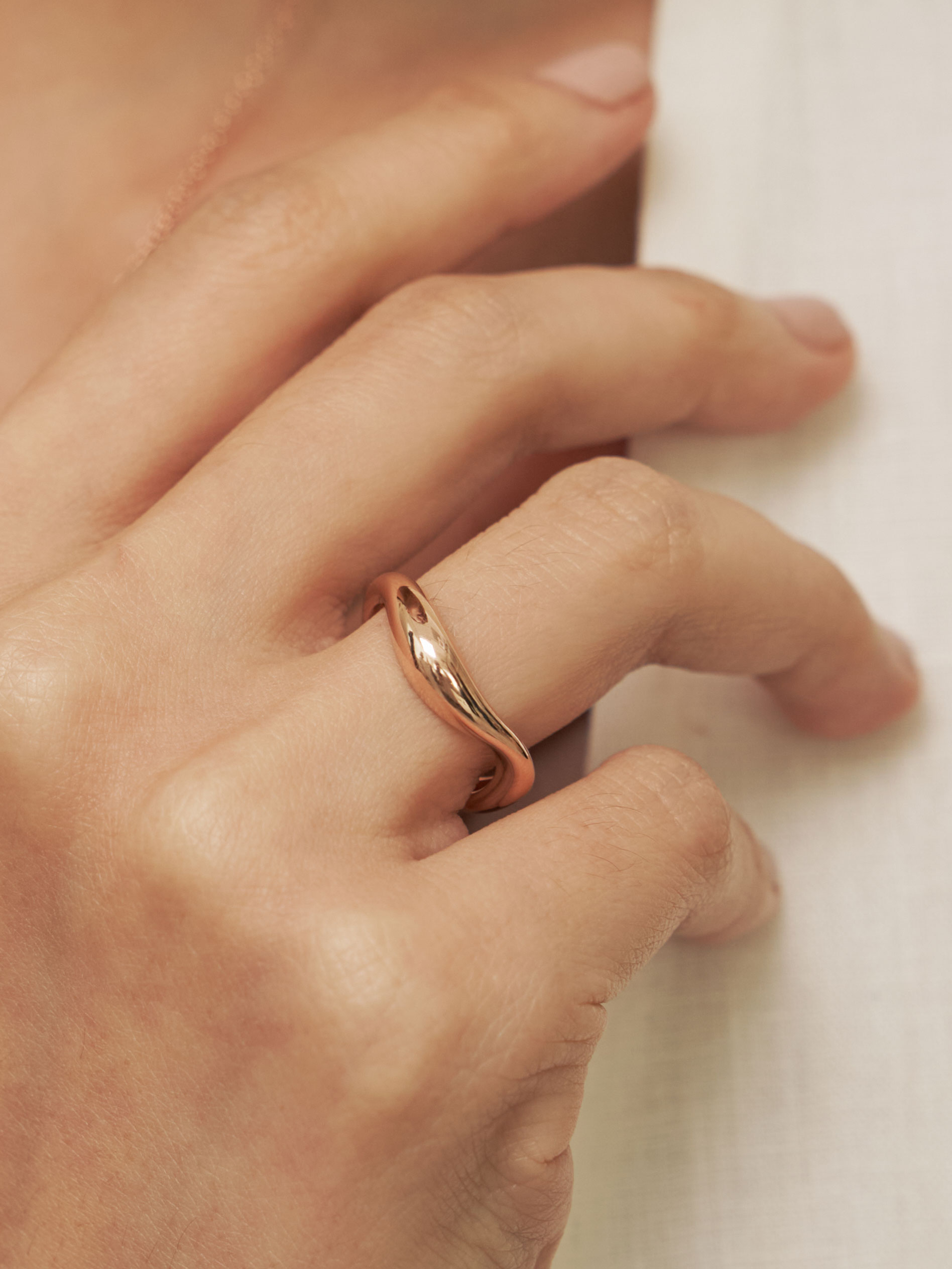 Pulse Ring in Rose Gold | Curious Creatures