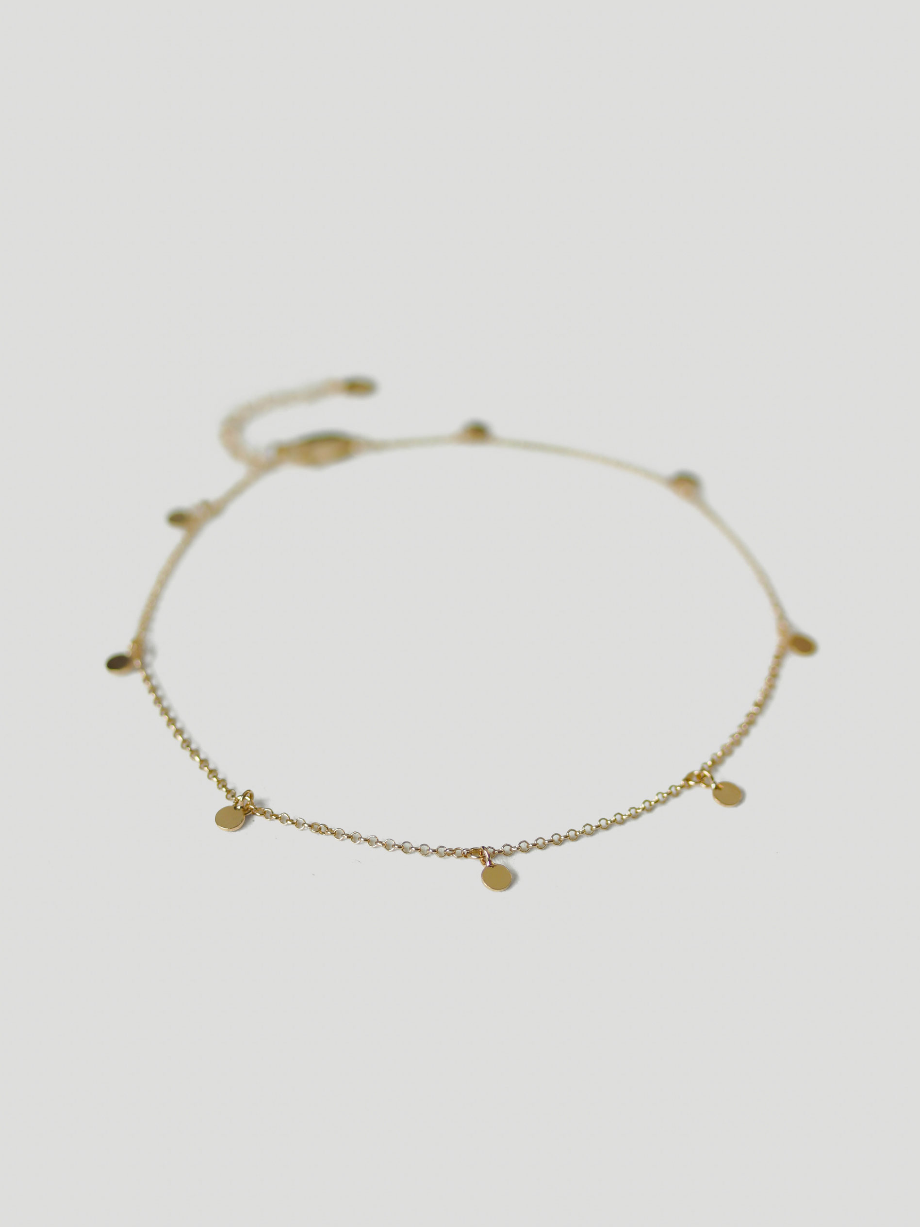 Gold Dot Anklet