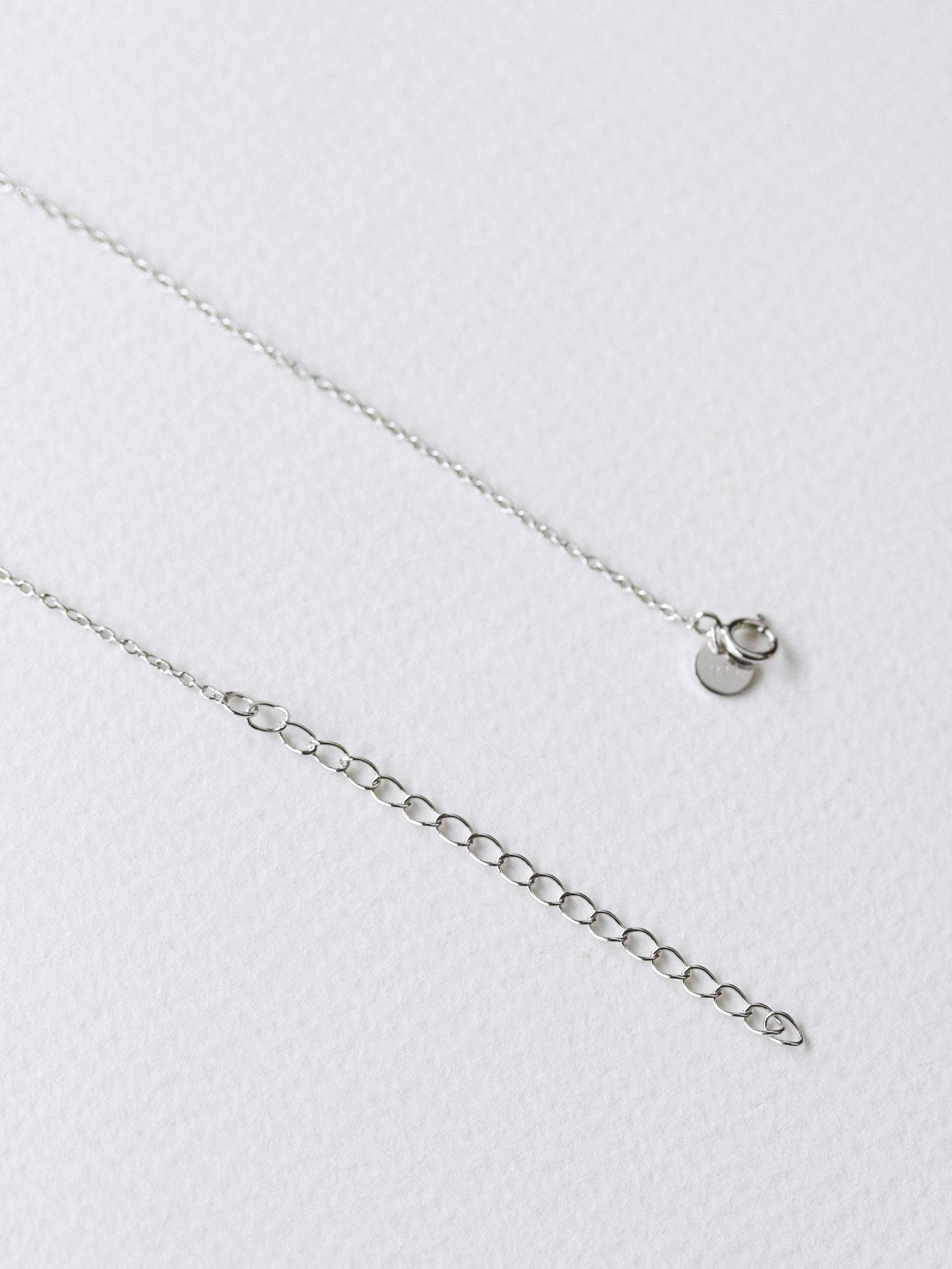 I Am - Silver Necklace - A to Z Pendant with Chain in Silver
