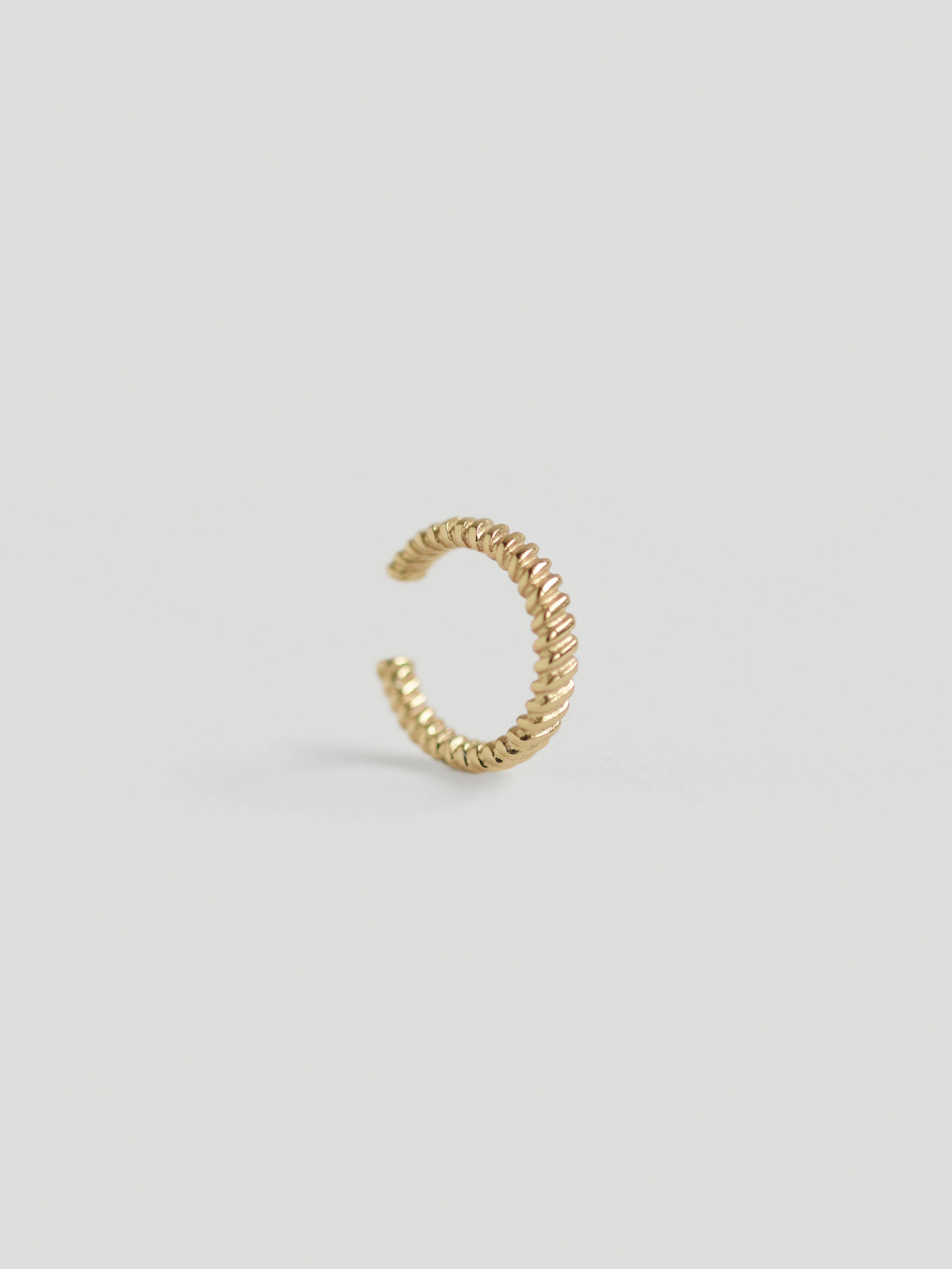 Line Ear Cuff - Champagne Gold (Single) | Curious Creatures